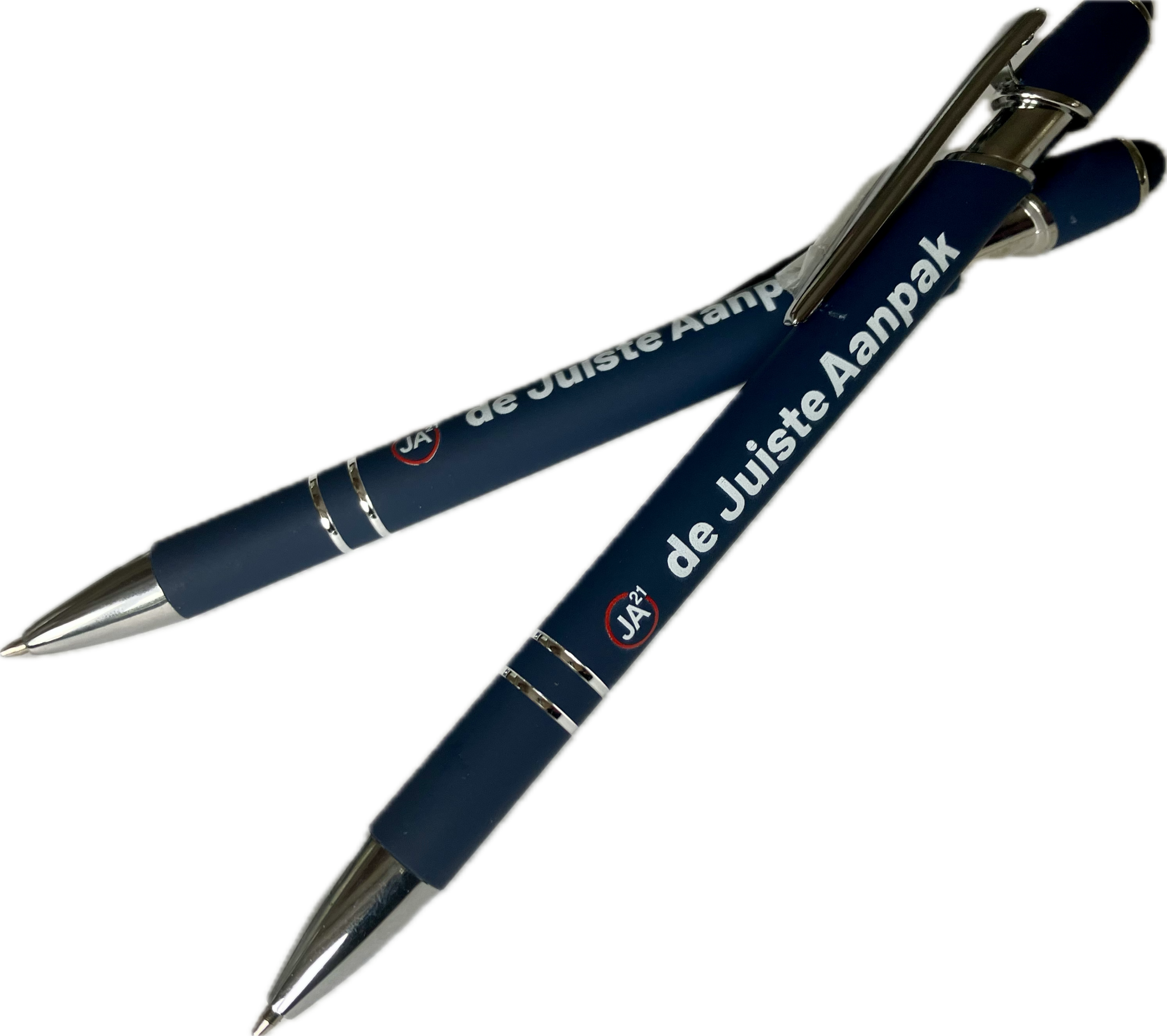 Luxe metalen JA21 balpen/touch balpen – De Juiste Aanpak – Gratis 1 pen ...